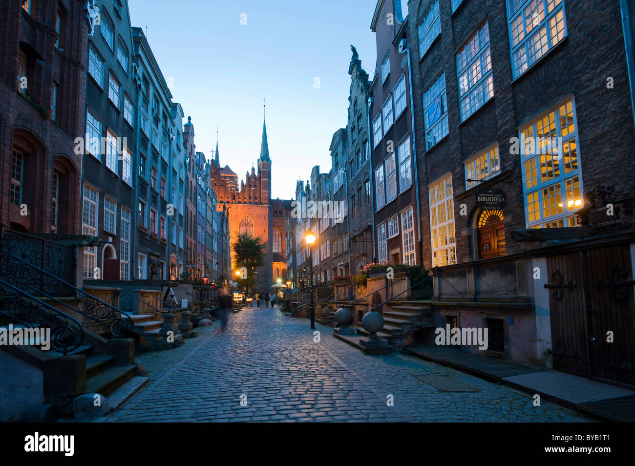 Mariacka Street, Ulica Mariacka, Gdansk, Pomerania, Poland, Europe ...