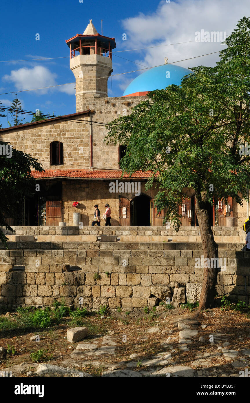 Old mosque in the historic district of Byblos, Unesco World Heritage ...
