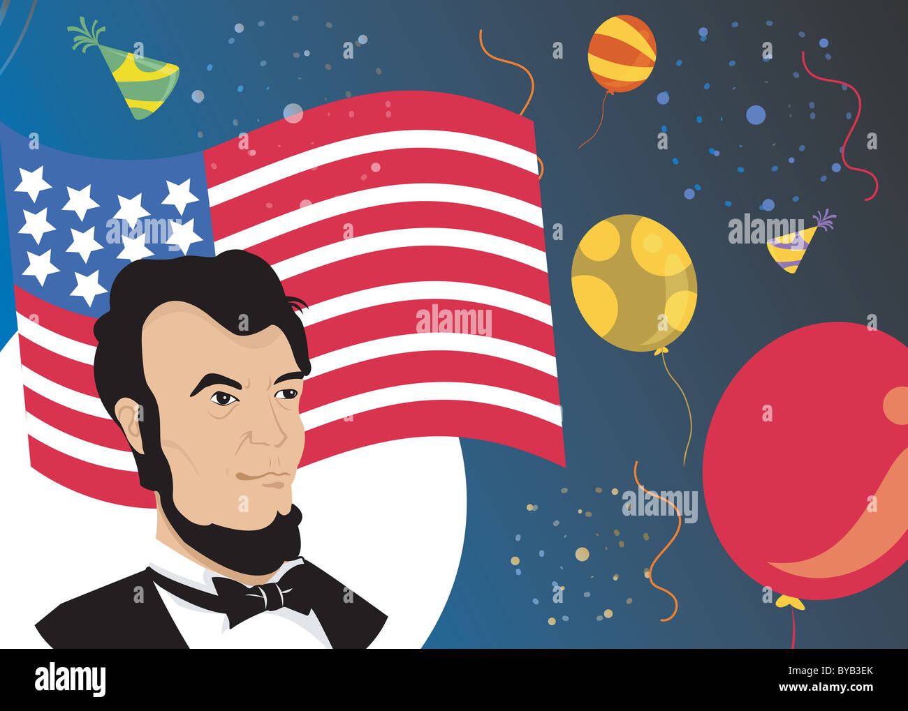 An American collage Stock Photo - Alamy