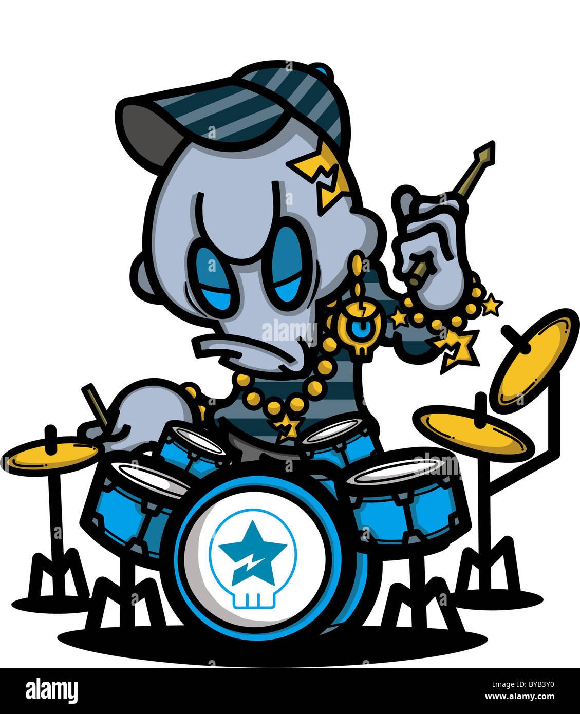 Drummer painting hi-res stock photography and images - Alamy