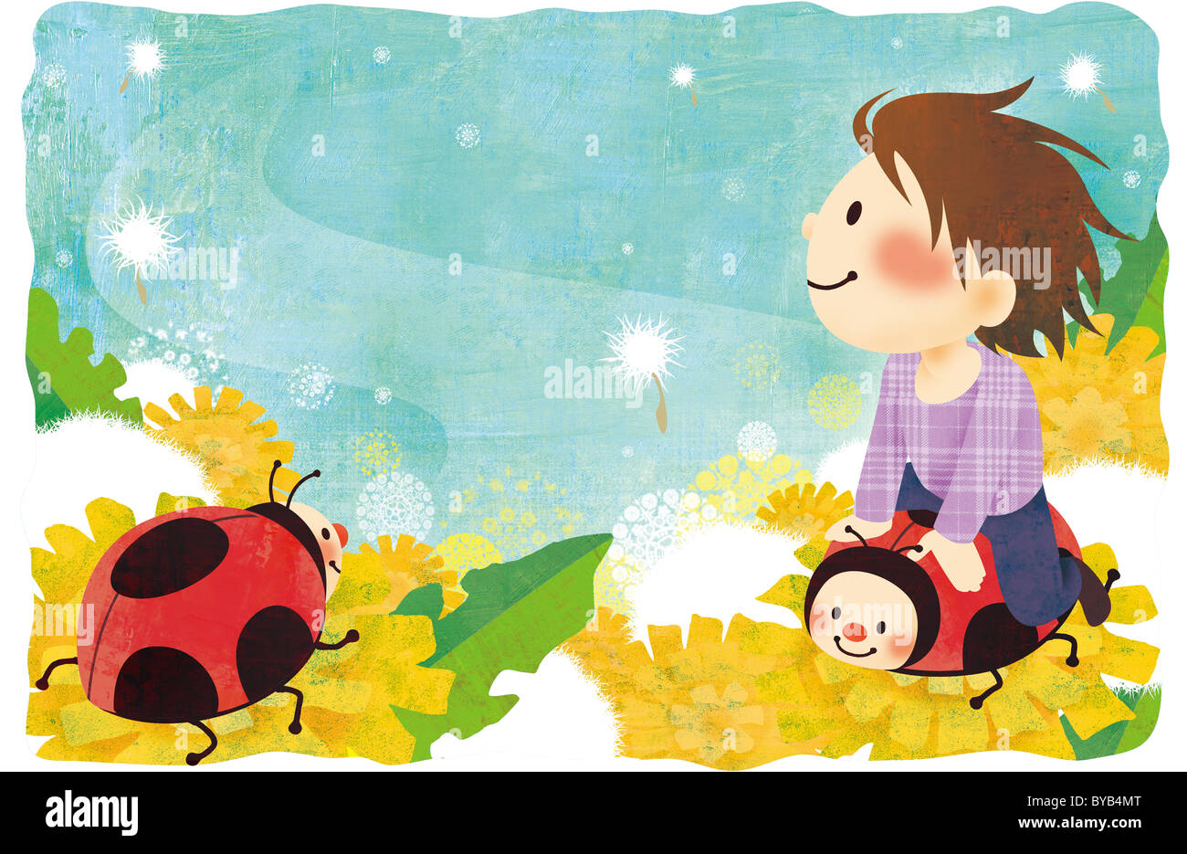 Ladybug on a person hi-res stock photography and images - Alamy