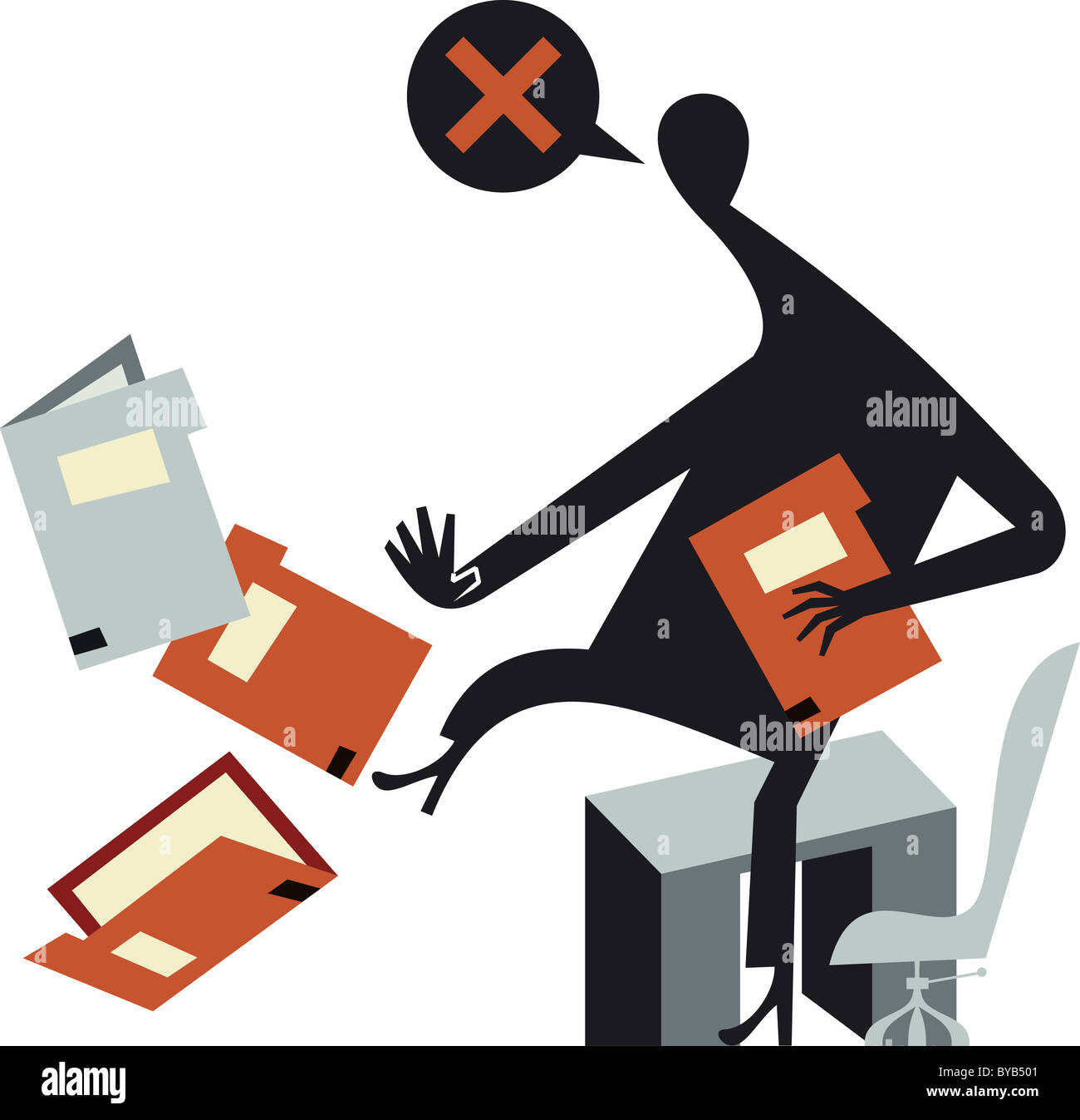 File surrounded hi-res stock photography and images - Alamy