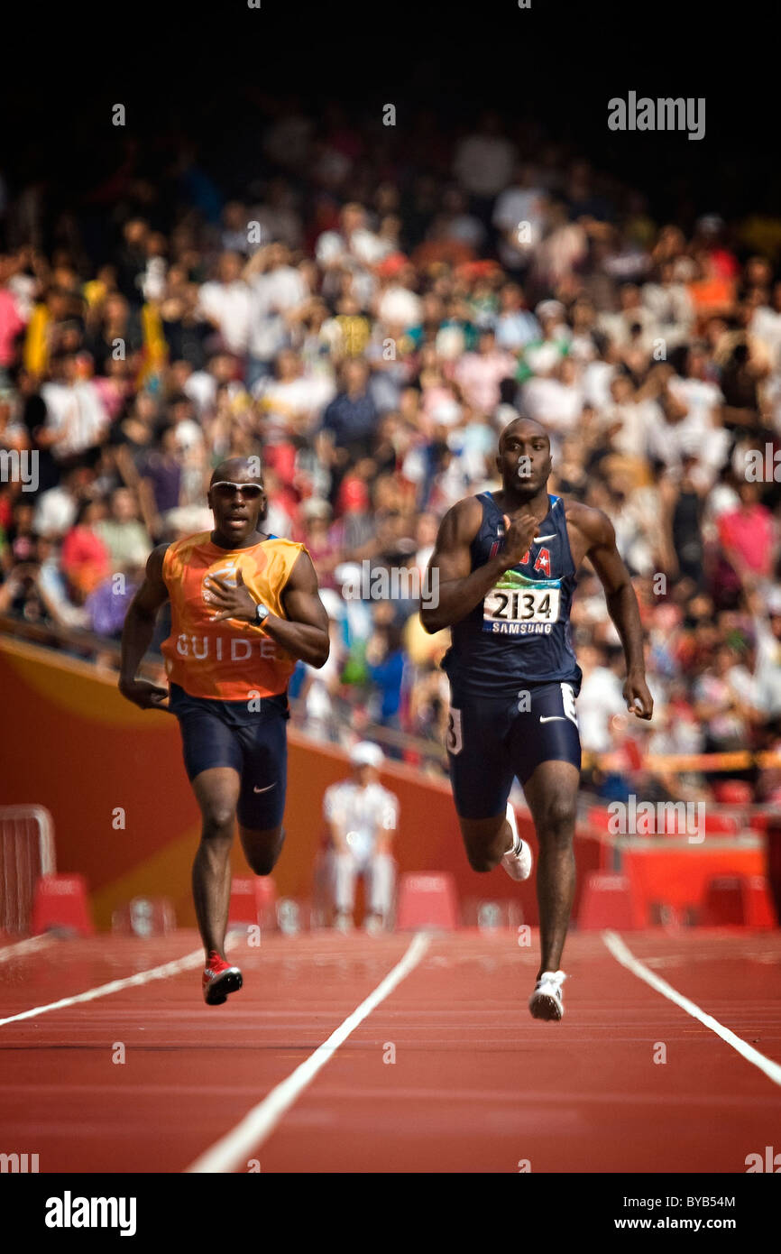 200m sprint hi-res stock photography and images - Alamy