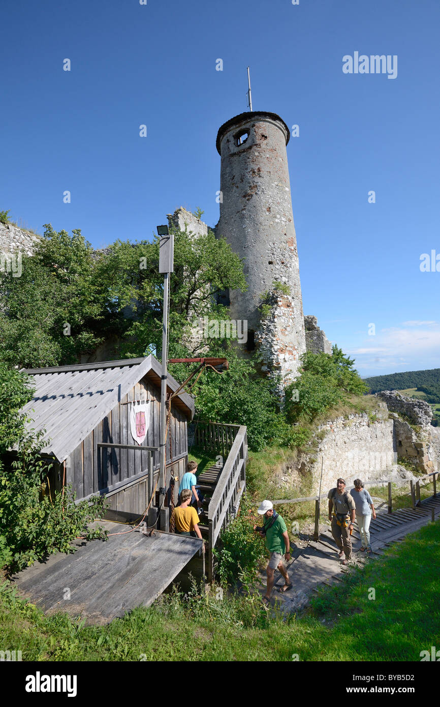 Ruins of Falkenstein Castle, Lower Austria, Austria, Europe Stock Photo ...
