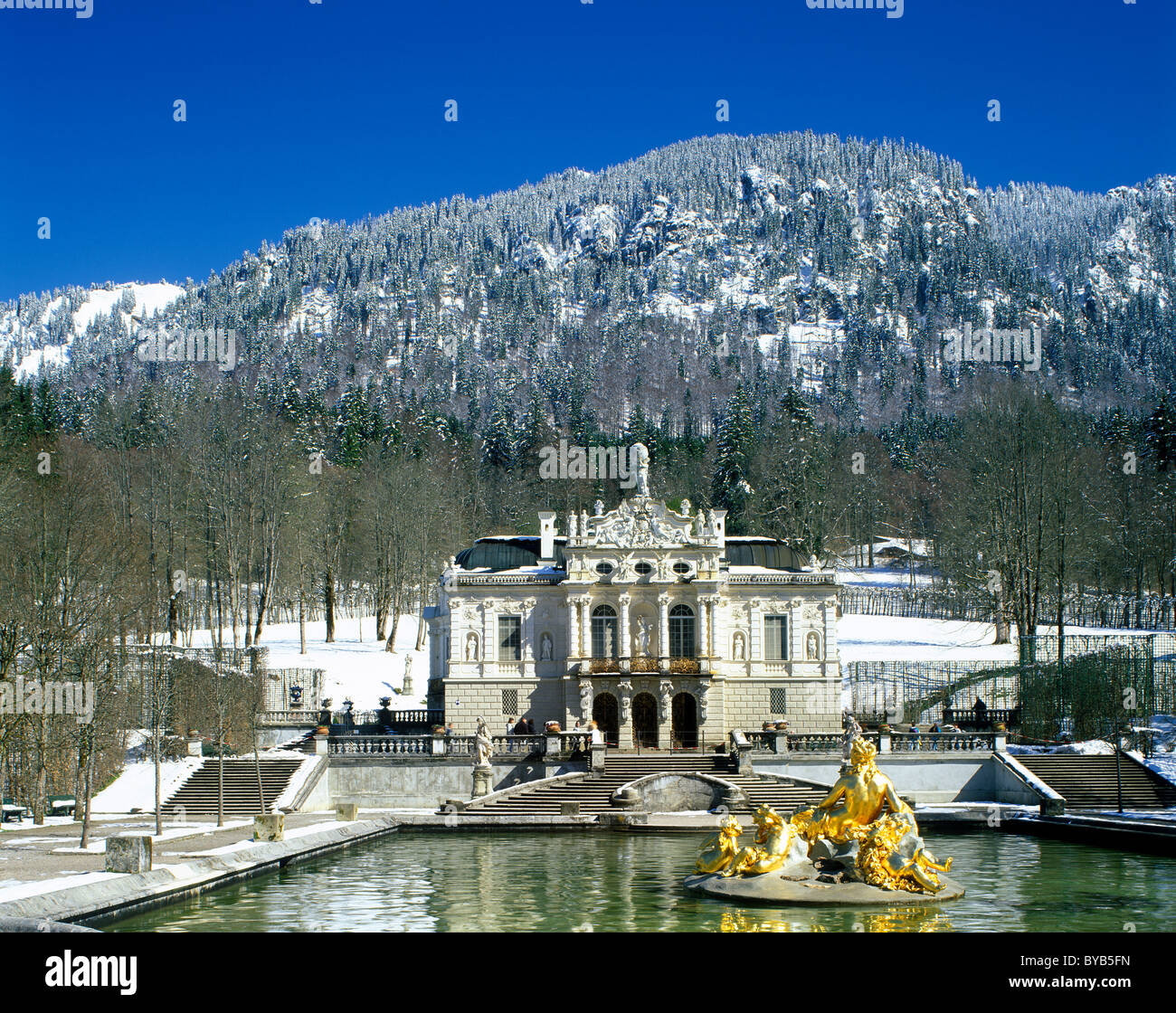 Linderhof Palace Winter