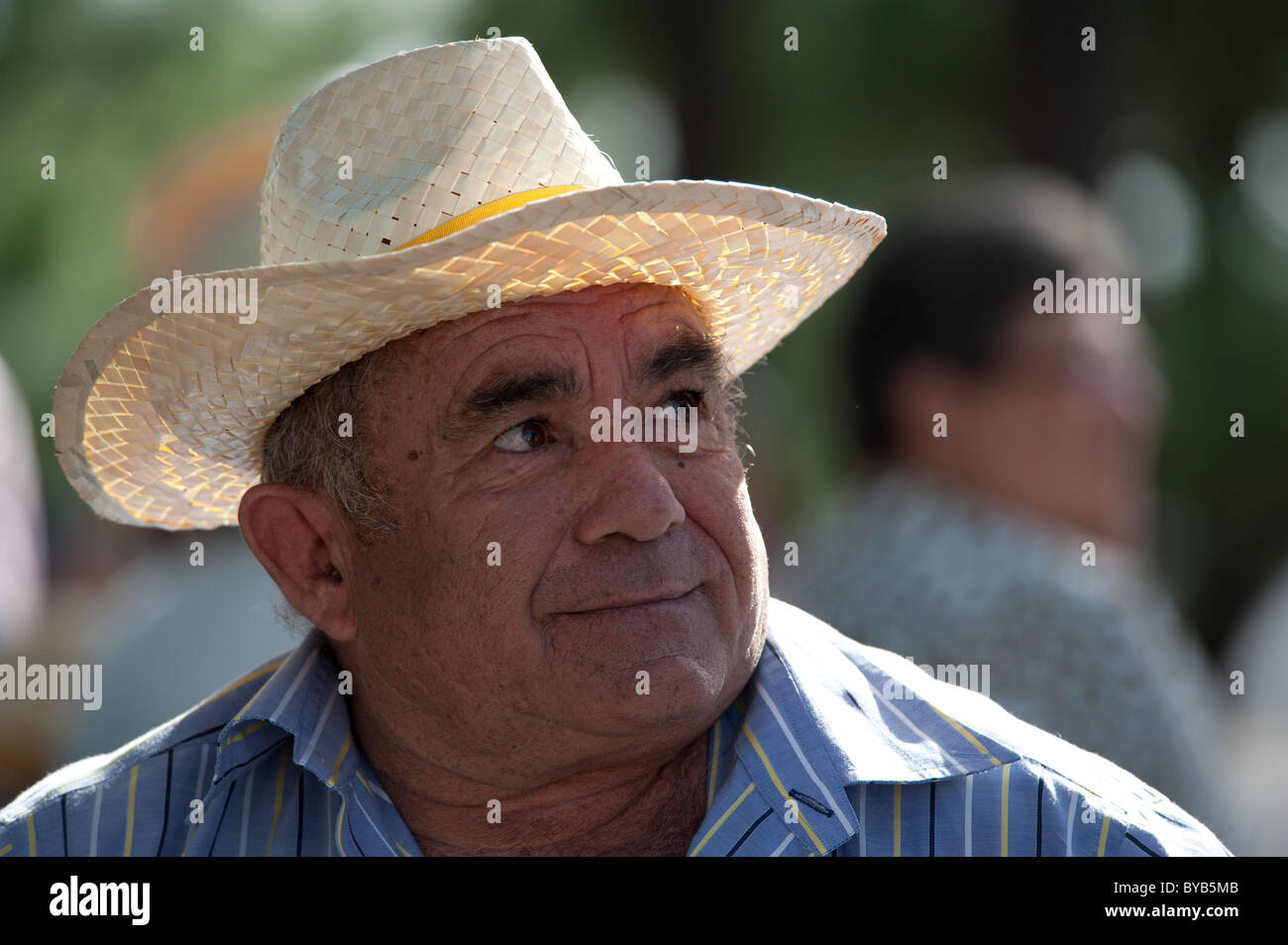 Local man of La Palma at the festival of San Martin de Porres in El ...