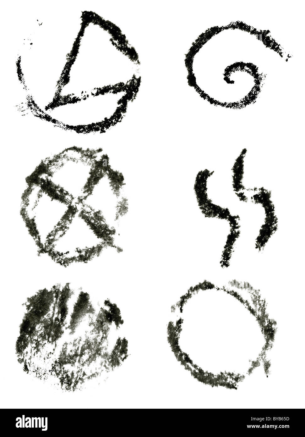 ink symbols set on white background Stock Photo - Alamy