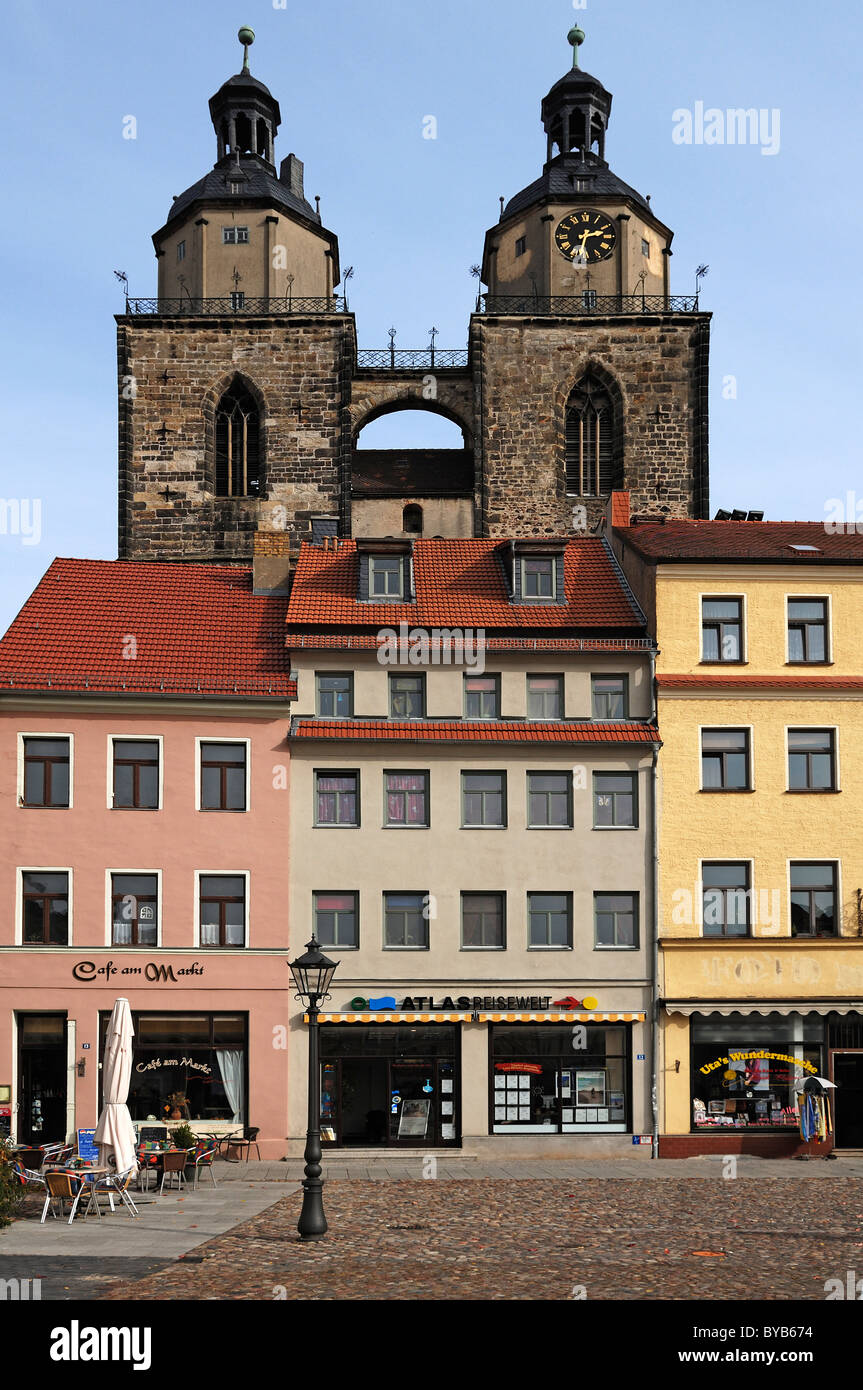 Church with two spires hi-res stock photography and images - Alamy