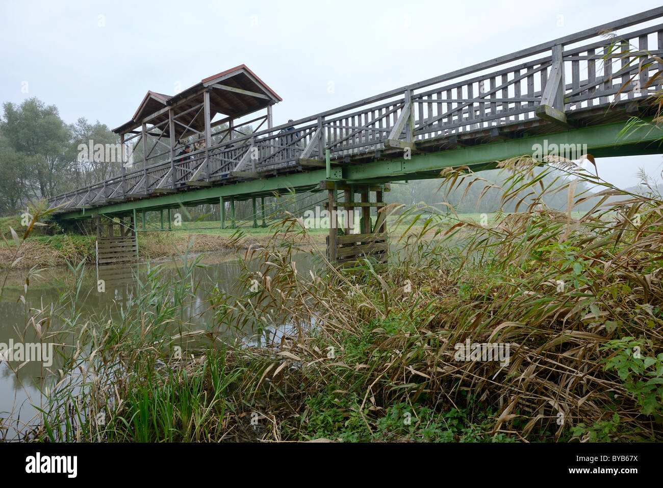 Escape route across the Bruecke von Andau bridge, used after the ...