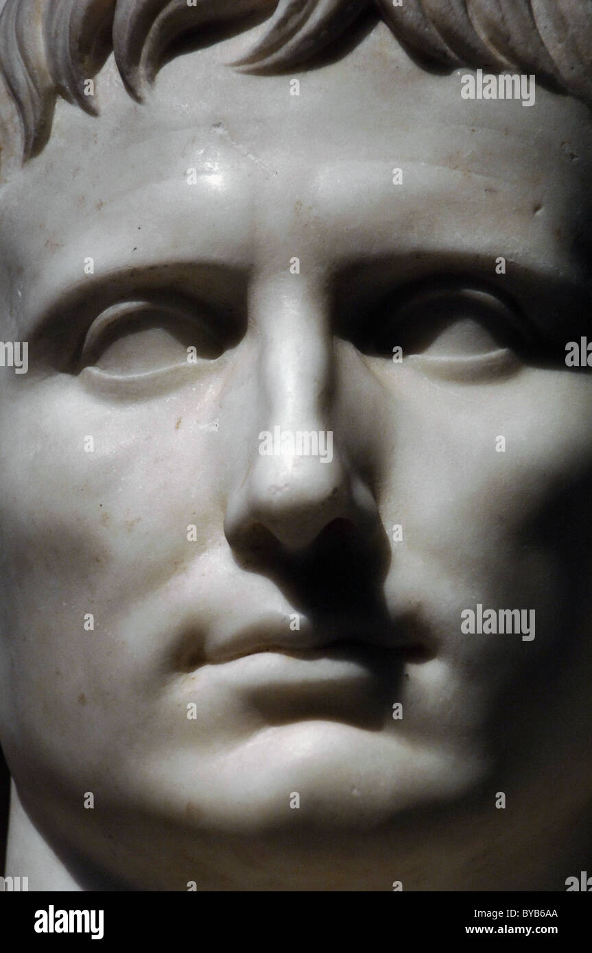Roman Art. Augustus (61 BC-14 AD). First emperor of the Roman Empire ...