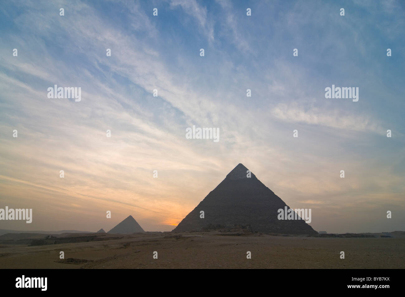 Pyramids of Gizeh, Giza, Egypt, Africa Stock Photo - Alamy