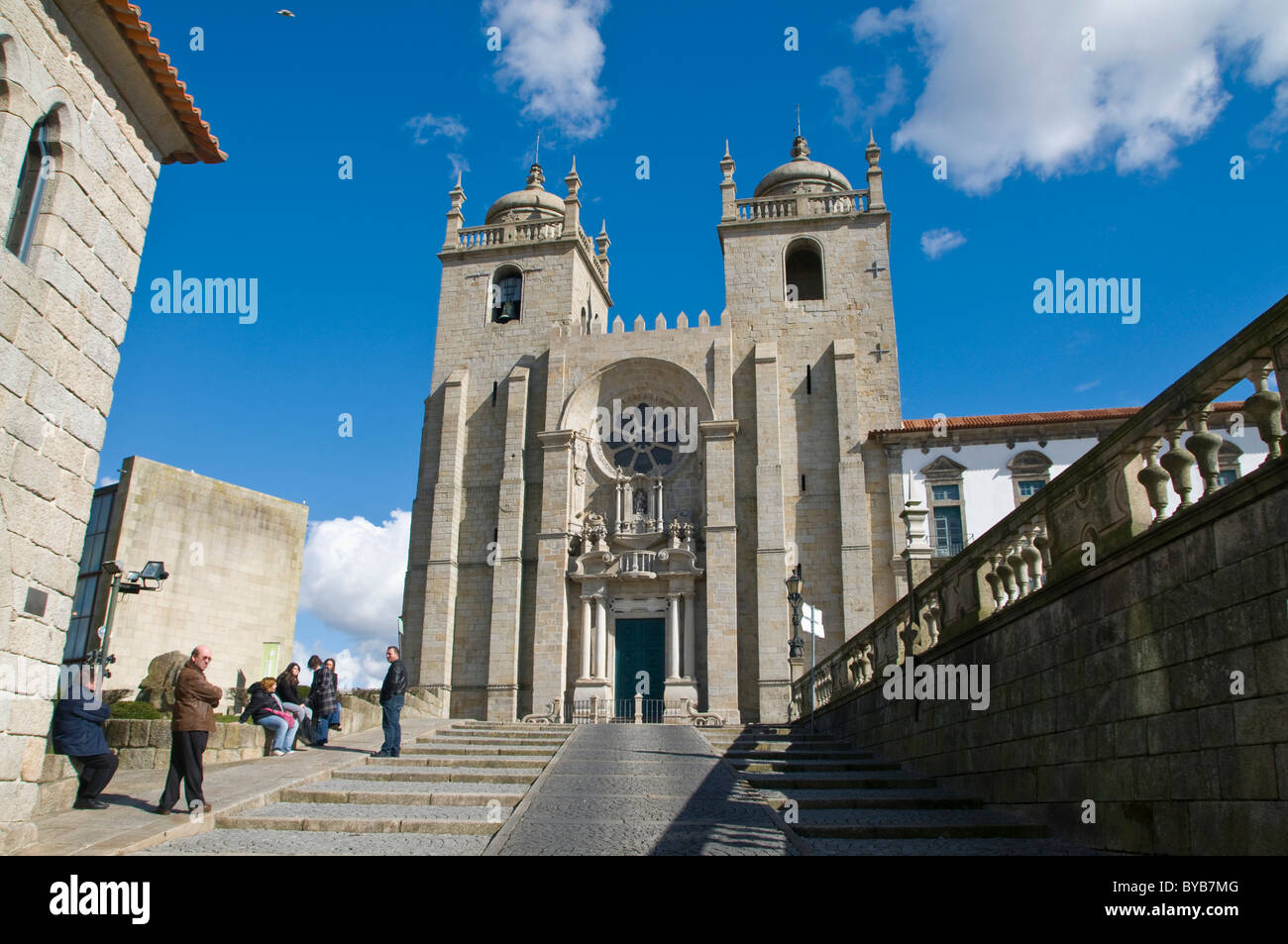 Porto Cathedral, Sé do Porto, in Porto, Portugal, Europe Stock Photo ...