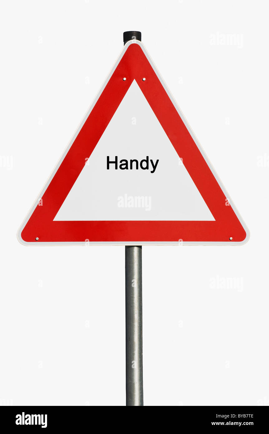 Mobile phone warning sign hi-res stock photography and images - Alamy
