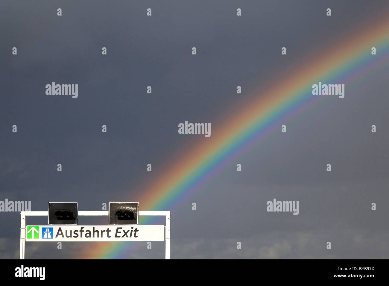 Ausfahrt sign exit sign germany hi-res stock photography and images - Alamy