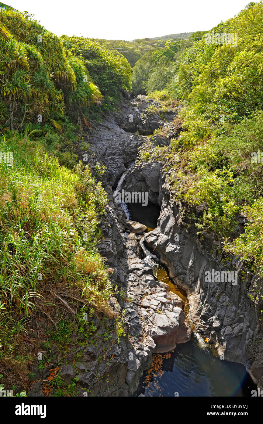 Oheo Pools Gulch Hana Highway Mount Haleakala Maui Hawaii Pacific Ocean ...