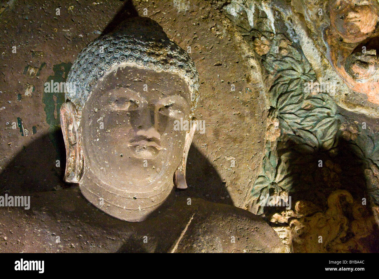 Ajanta caves india buddha hi-res stock photography and images - Alamy