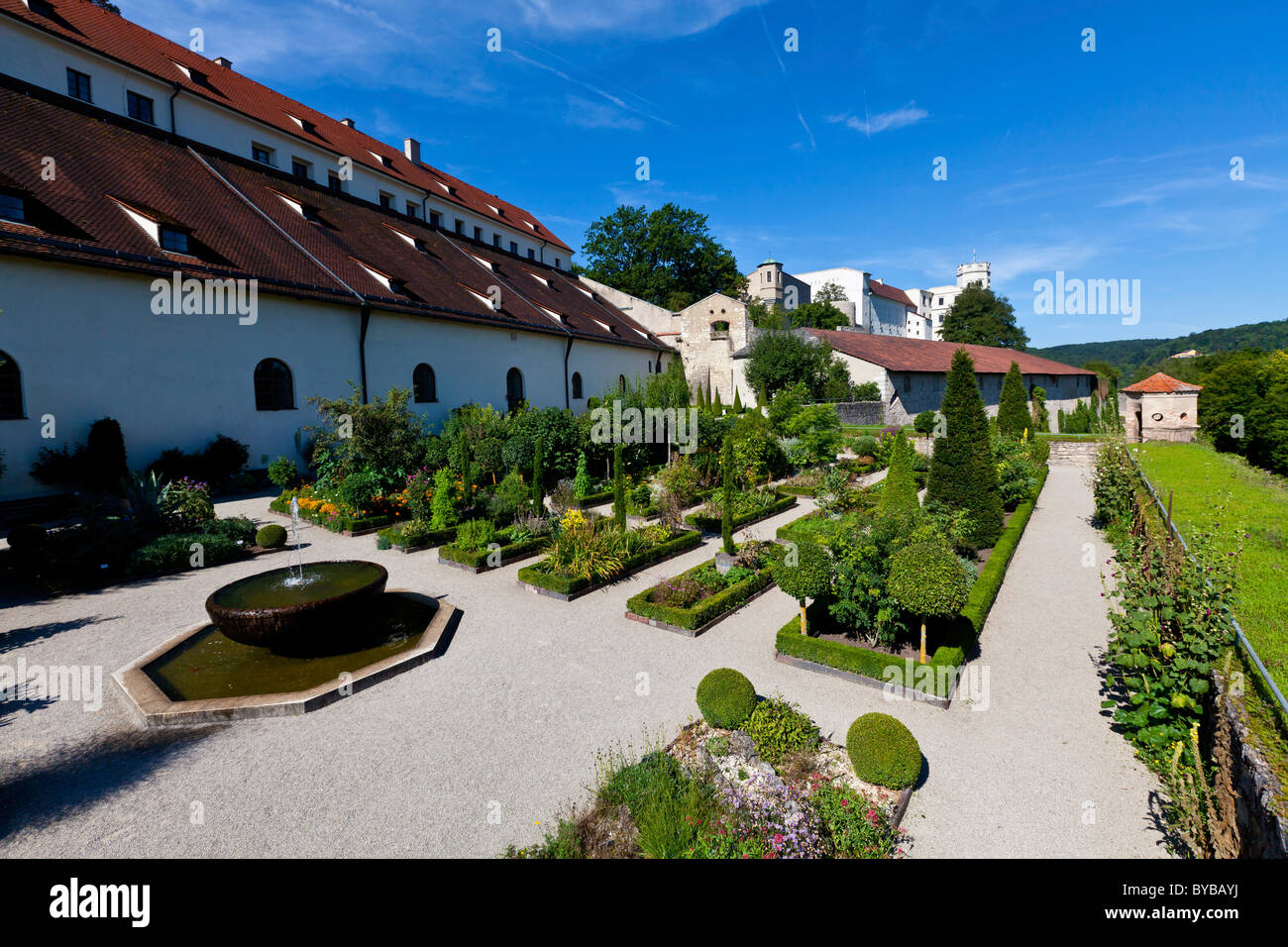 Willibaldsburg castle eichstaett bavaria germany hi-res stock ...