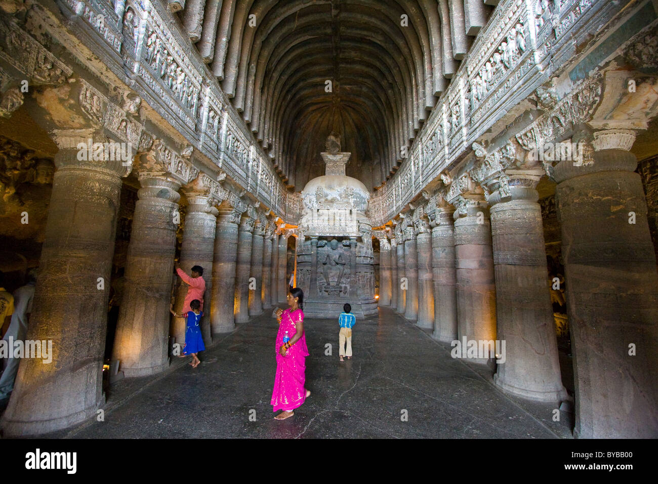 Ajanta caves cave 26 hi-res stock photography and images - Alamy