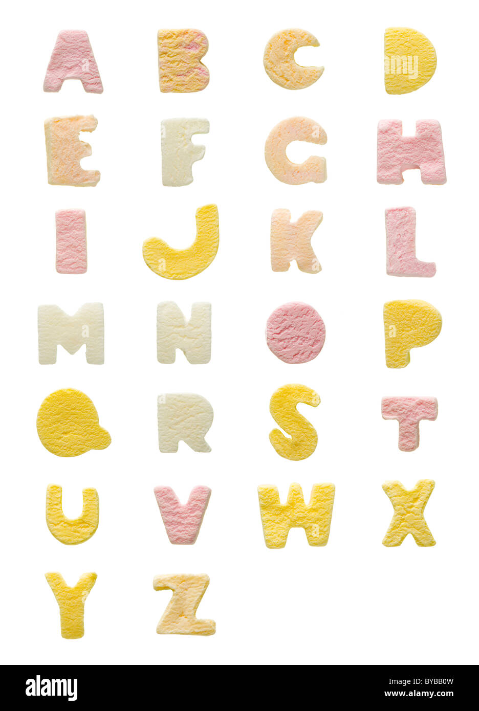 Alphabet Candy High Resolution Stock Photography and Images - Alamy