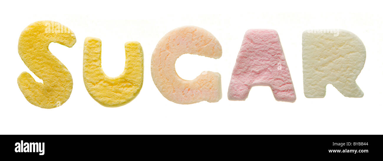 Sugar alphabet letters hi-res stock photography and images - Alamy