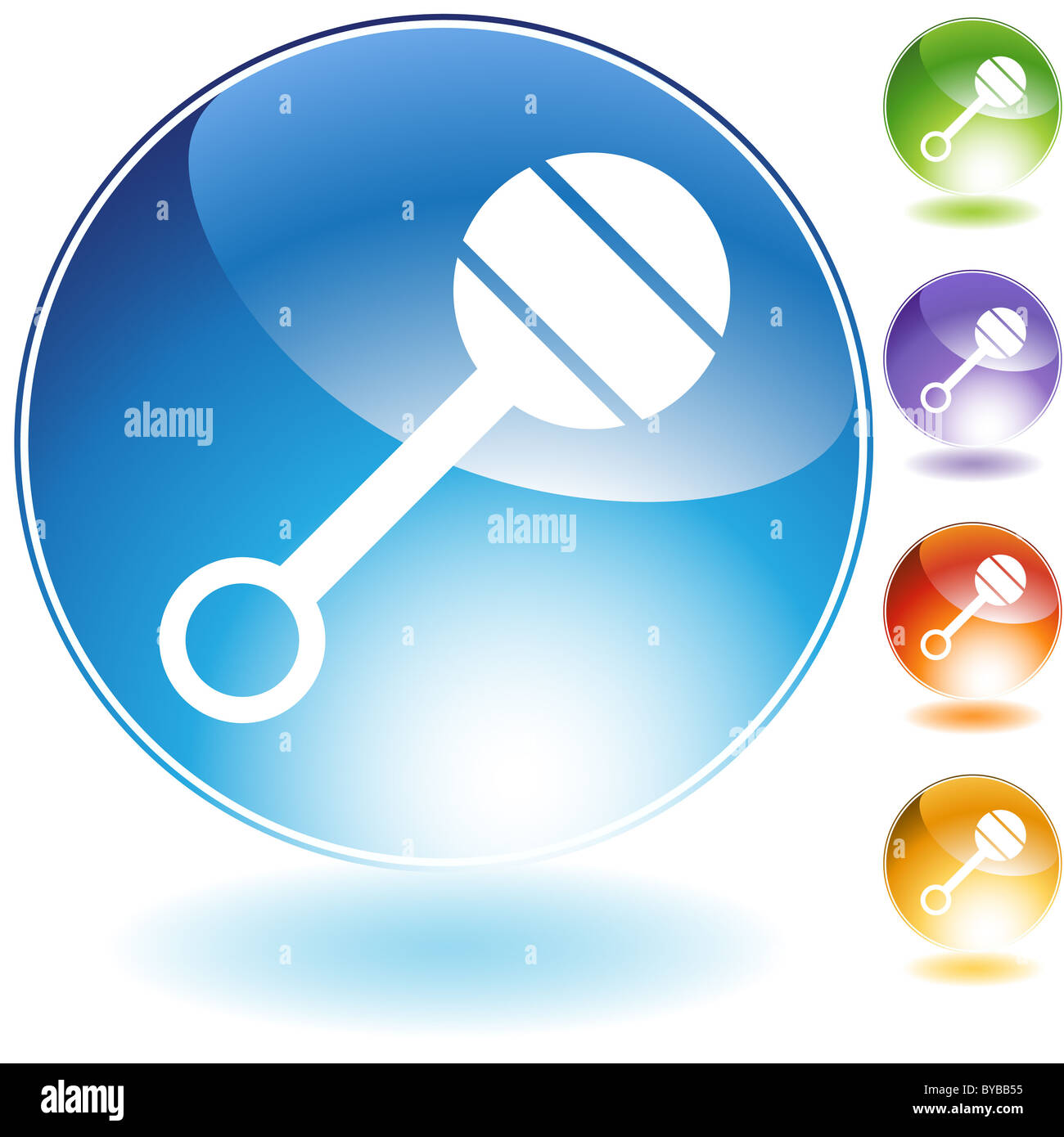 An image of a baby rattle Stock Photo - Alamy