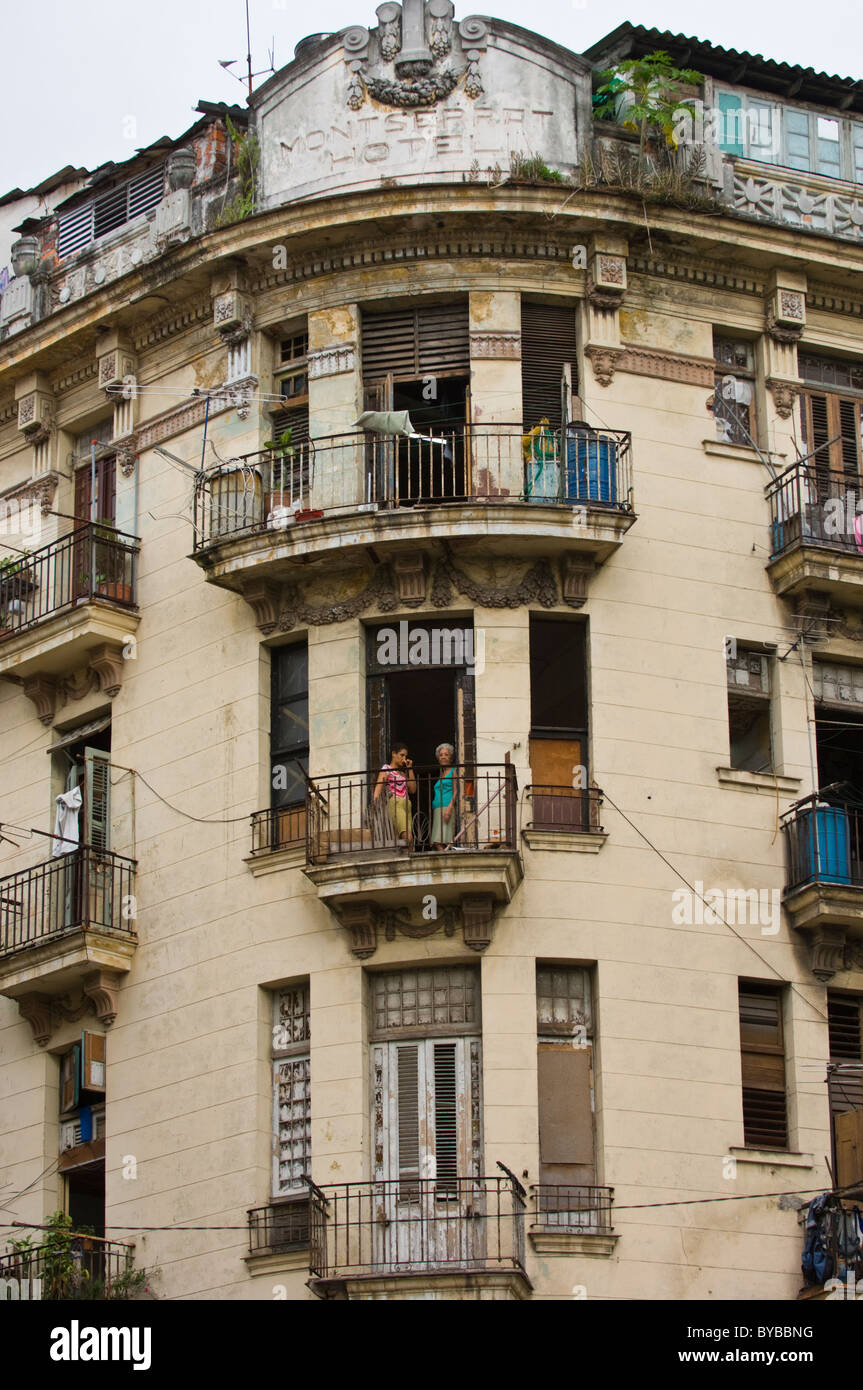 The Montserrat Hotel in old town Havana Cuba converted into apartments ...