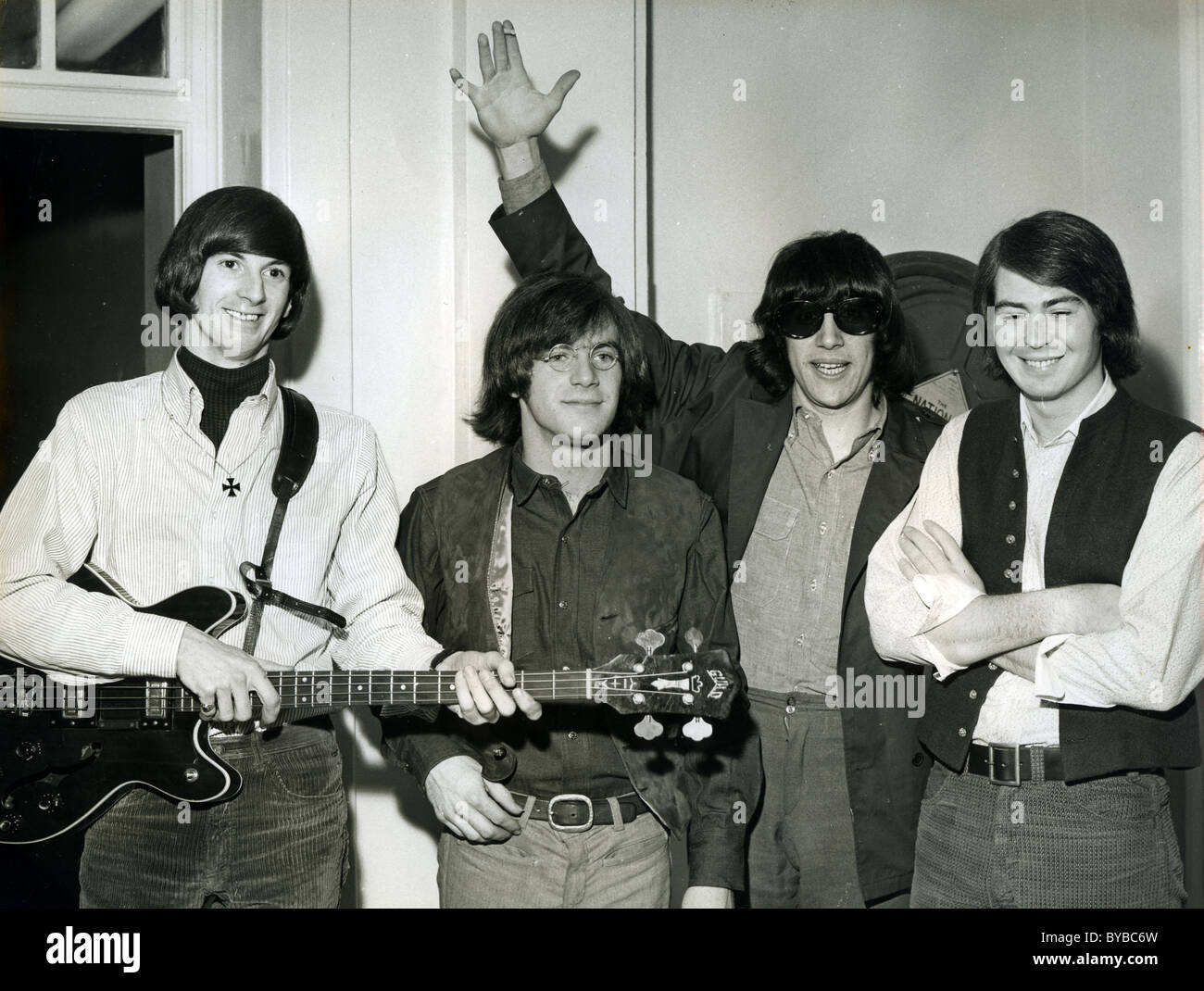 LOVIN SPOONFUL US pop group in 1965 from l: Steve Boone, John Sebastian ...