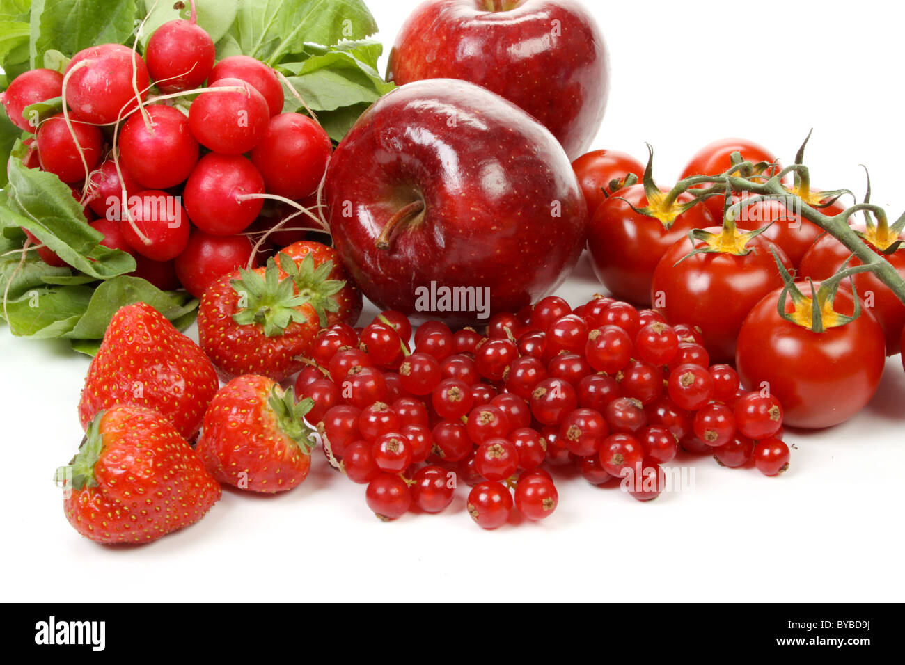Composition of several fruits and vegetables Stock Photo - Alamy