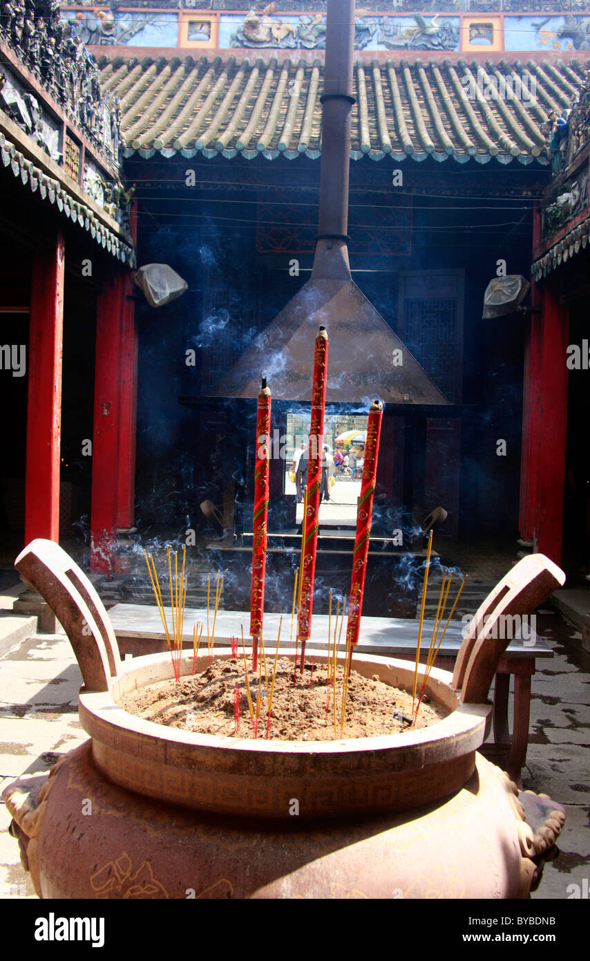 Temple, Ho Chi Minh City, Saigon, South Vietnam, Vietnam, Asia Stock ...