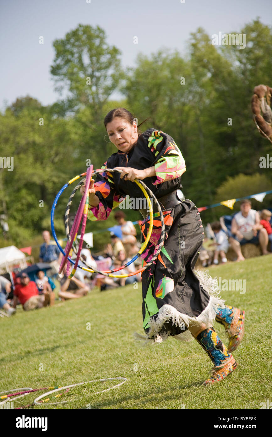 A Native American hoop dancer performs at the 8th Annual Red Wing ...