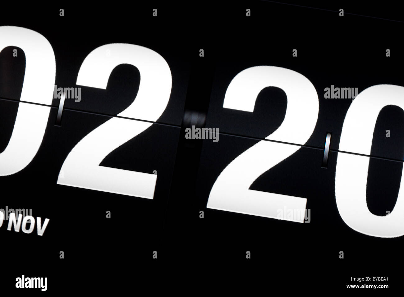 Digital time clock hi-res stock photography and images - Alamy