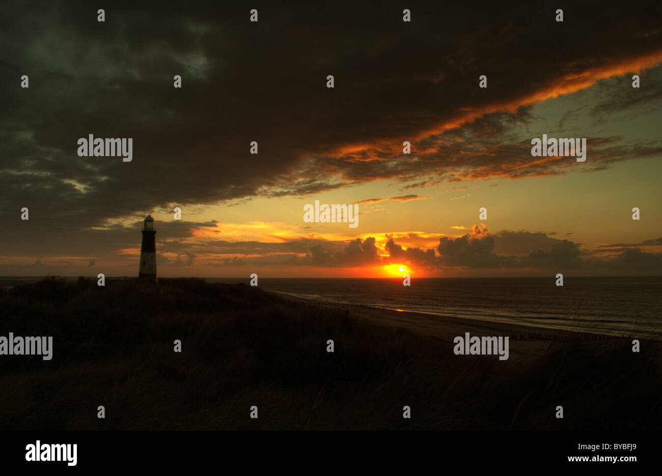 Spurn Point Lighthouse Stock Photo - Alamy