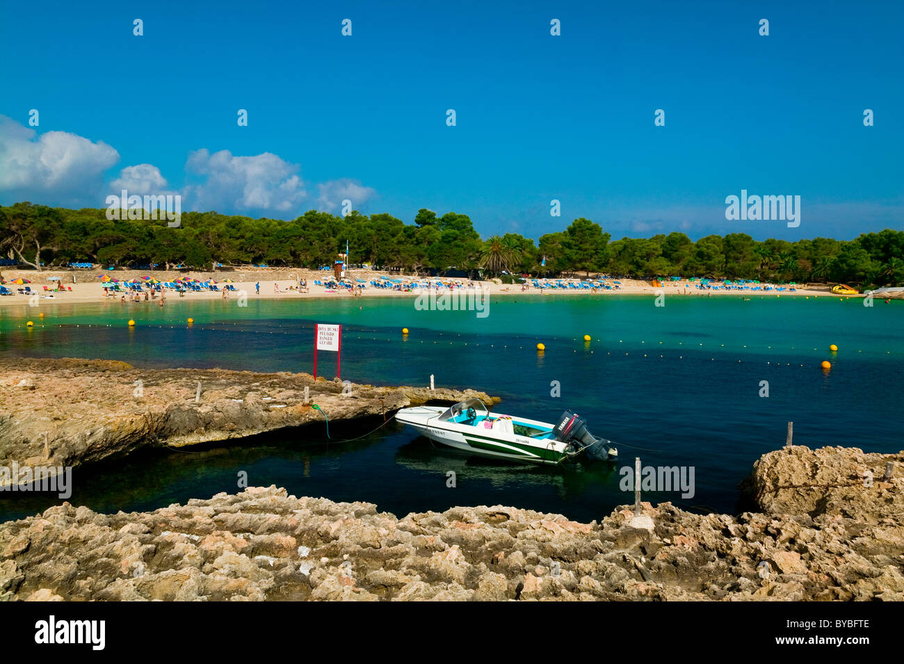Ibiza beach cala bassa beach hi-res stock photography and images - Alamy