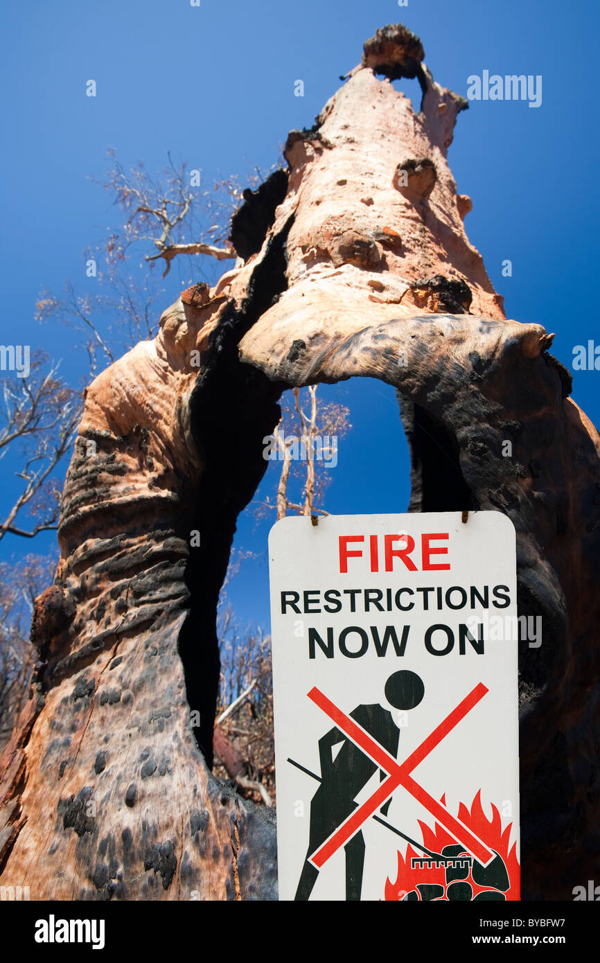 Fire warning sign australia hi-res stock photography and images - Alamy