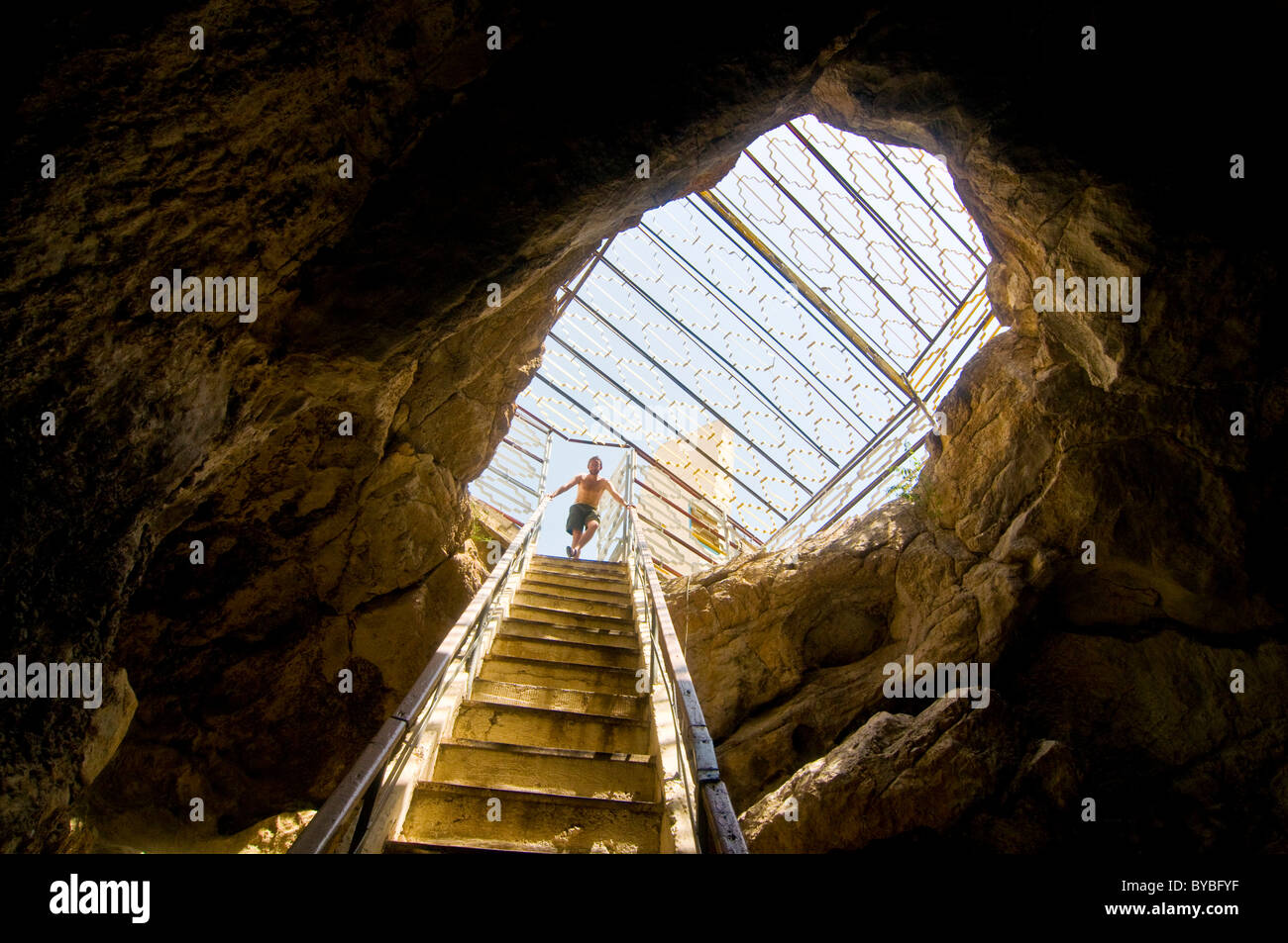 Underground lake, Koew Ata, Turkmenistan, Central Asia Stock Photo - Alamy
