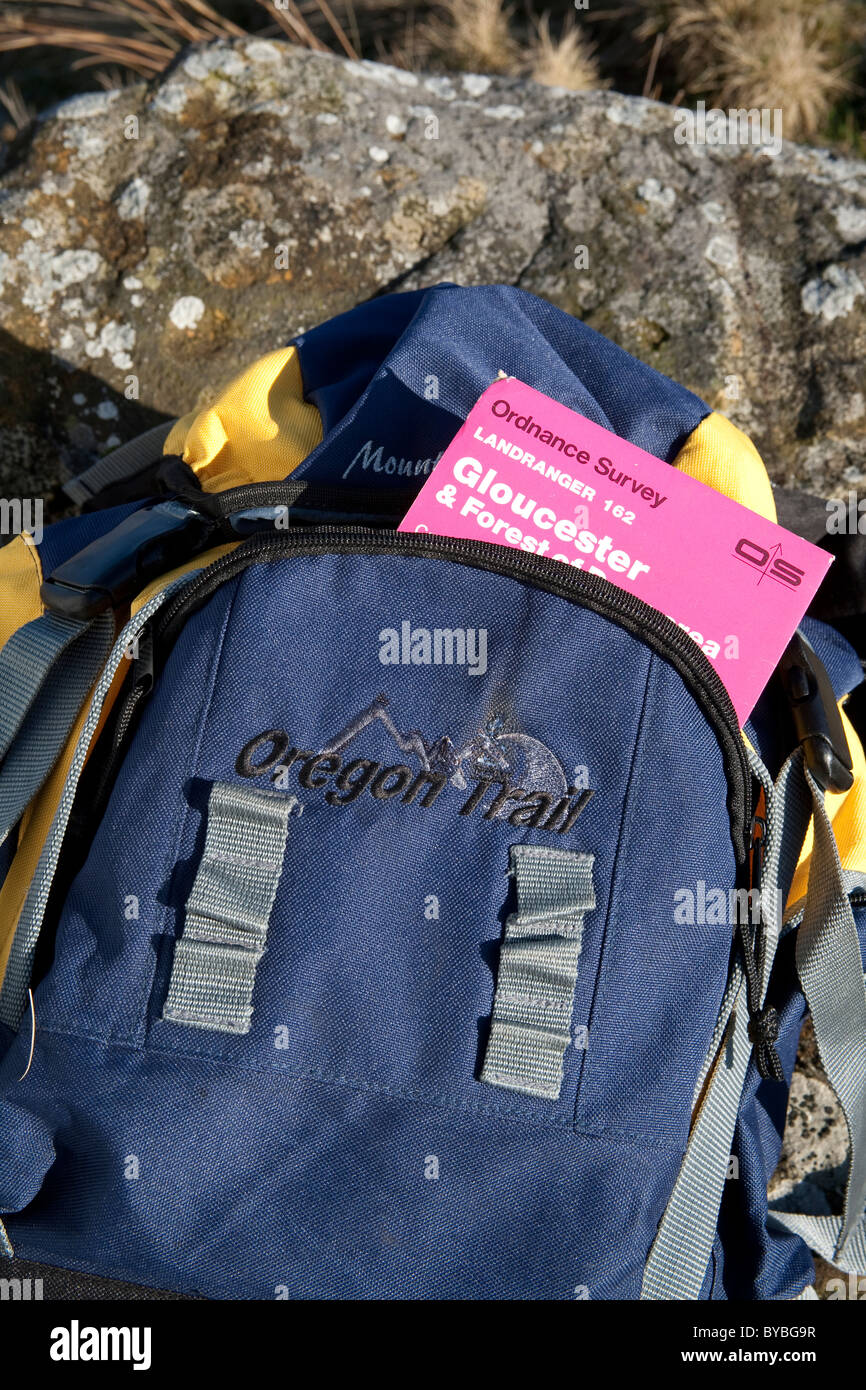 Gloucester & Forest of Dean Ordnance Survey Map in Backpack Zipped ...