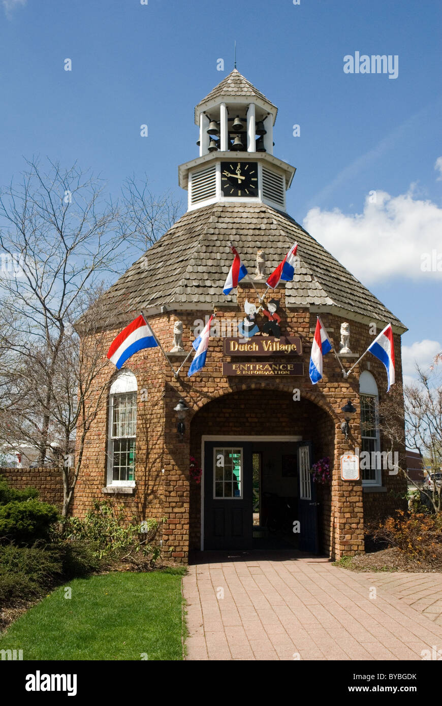 Dutch Village Bell Tower Holland, Michigan USA Stock Photo - Alamy