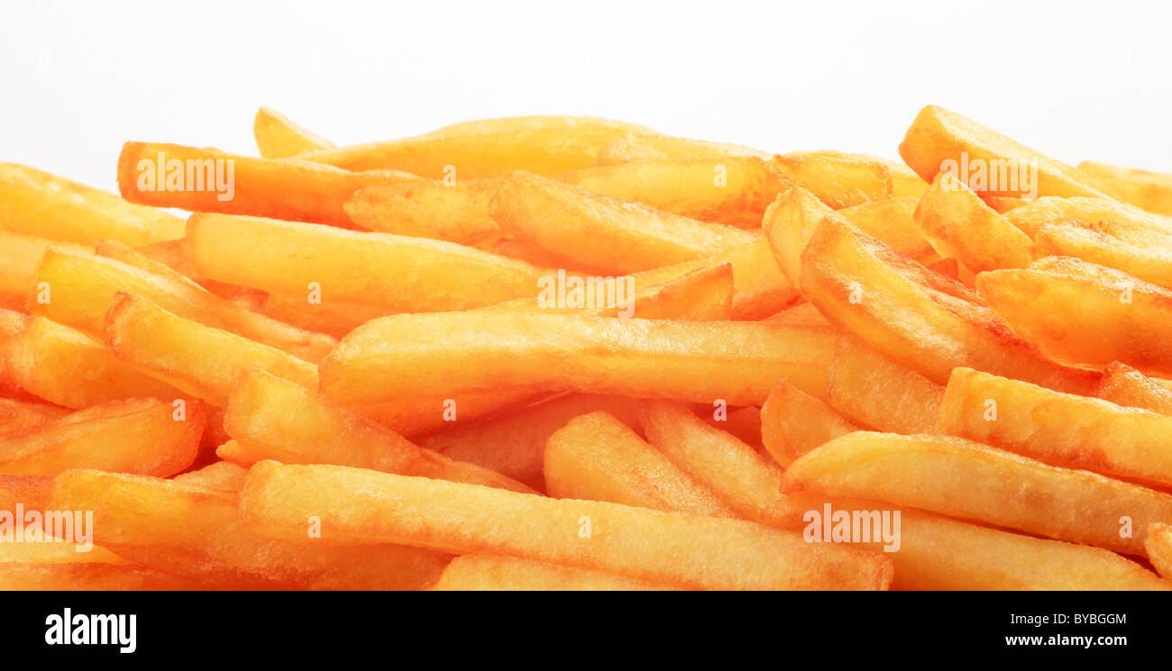 Macro shot of freshly fried French fries Stock Photo - Alamy