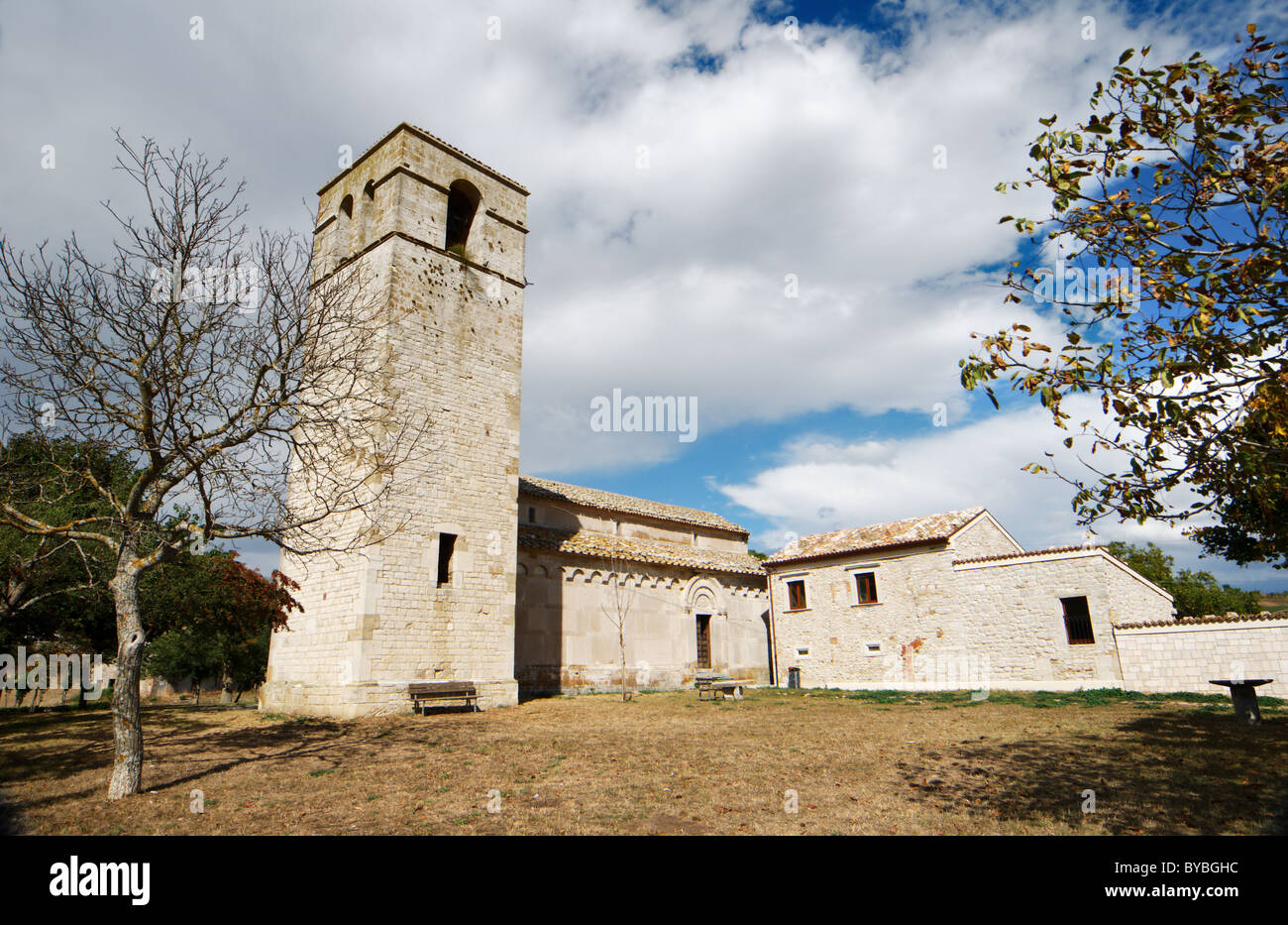 Church of "Santa Maria della Strada" in molise (center Italy Stock ...