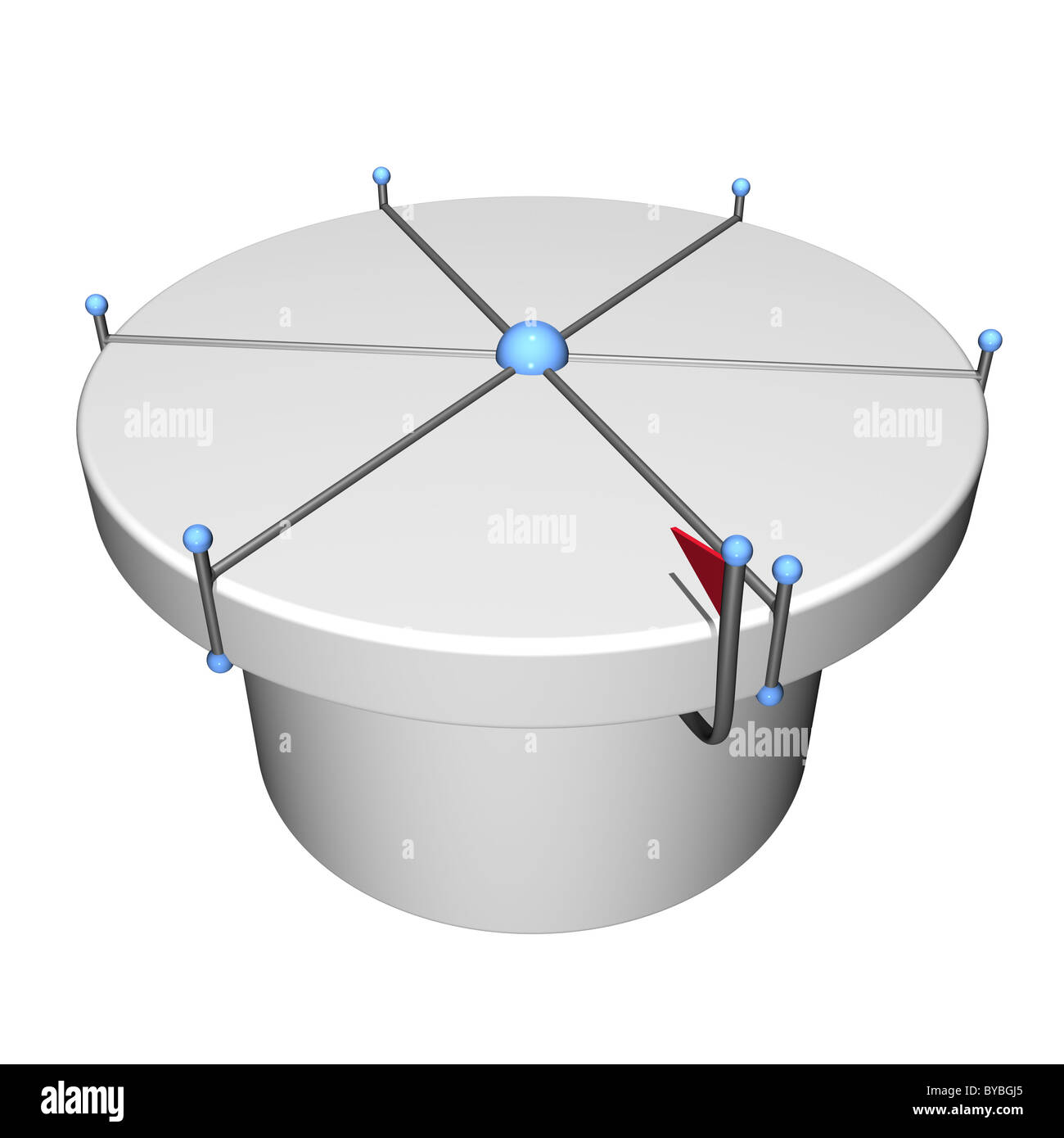 White game table of good luck and choice of the best, 3d, it is ...