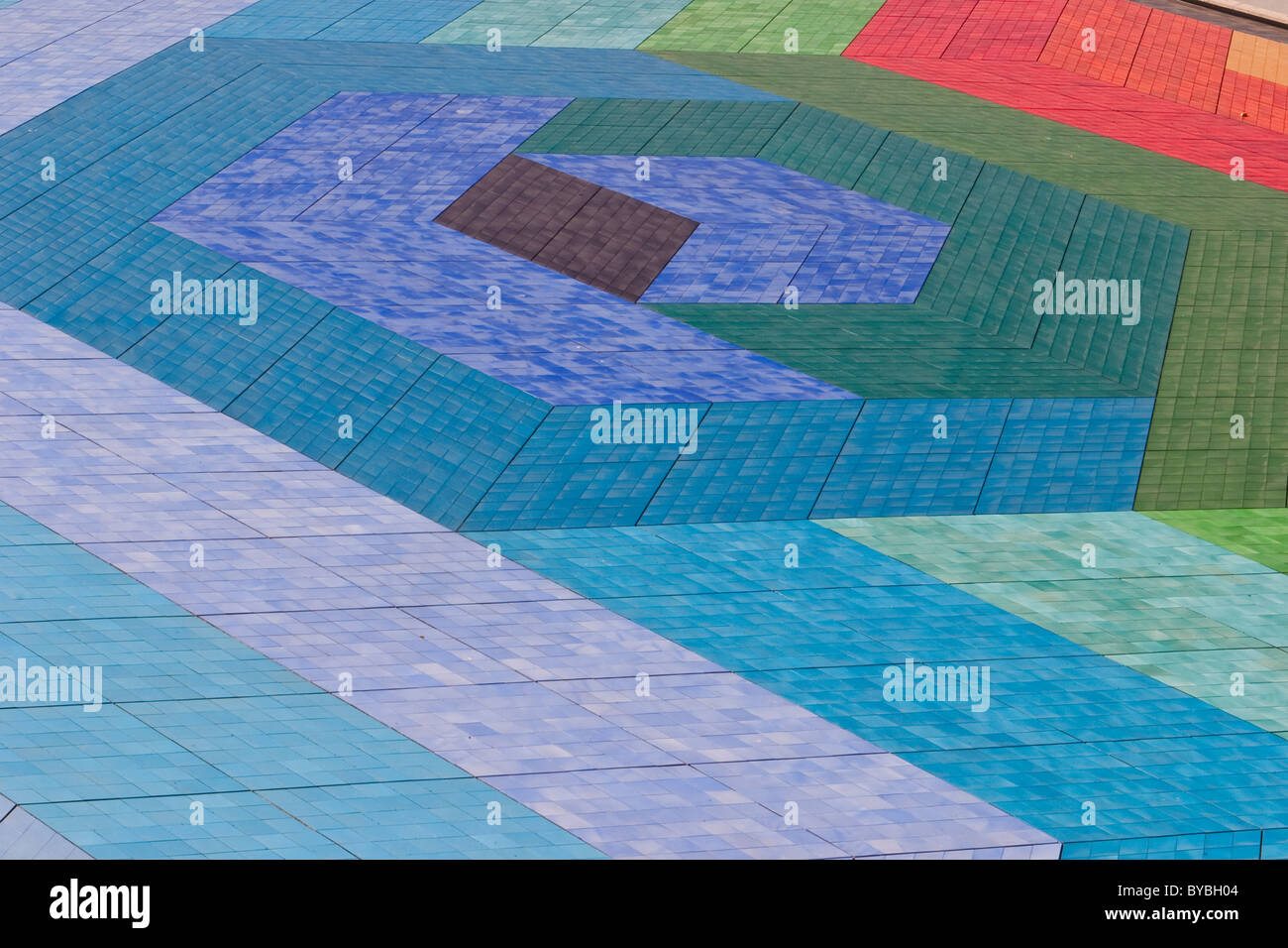 Colourful paving stones Stock Photo - Alamy