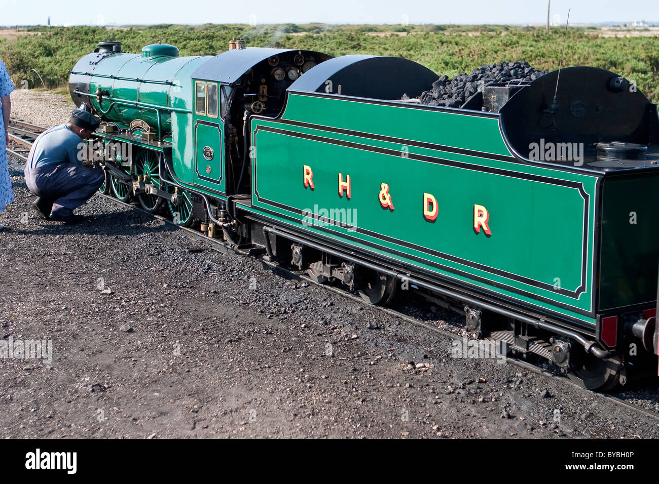 Romney Hythe & Dymchurch Railway Stock Photo - Alamy
