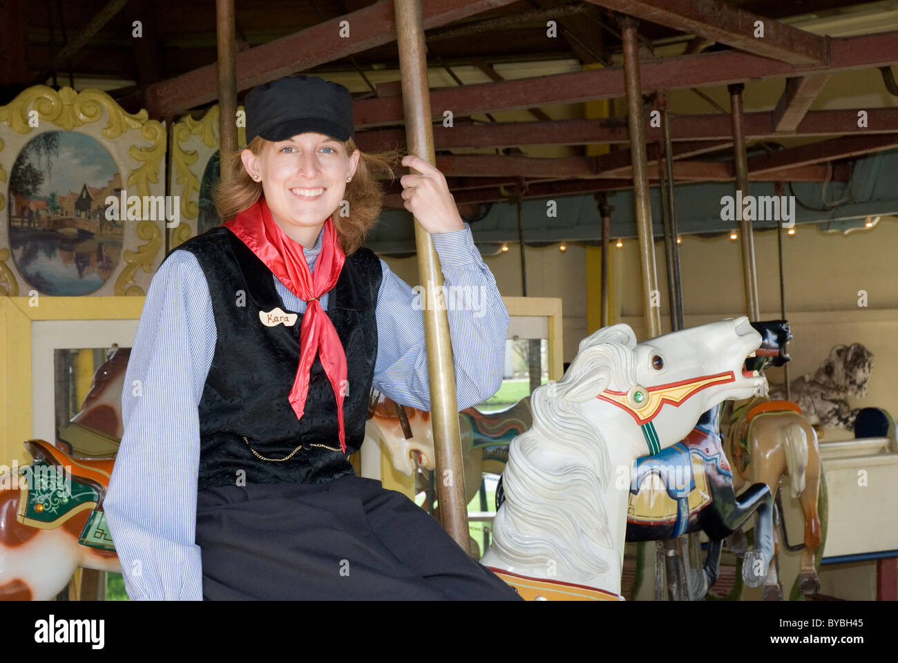 Dutch Village Merry Go Round Holland, Michigan USA Stock Photo - Alamy