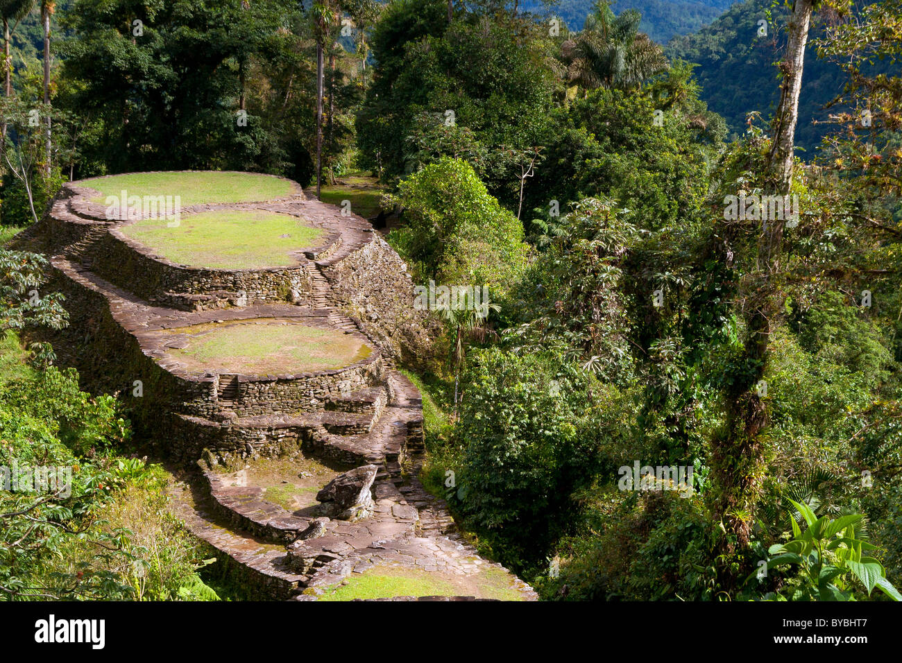 Ciudad perdida, lost city, in Colombia Sierra Nevada de Santa Marta ...