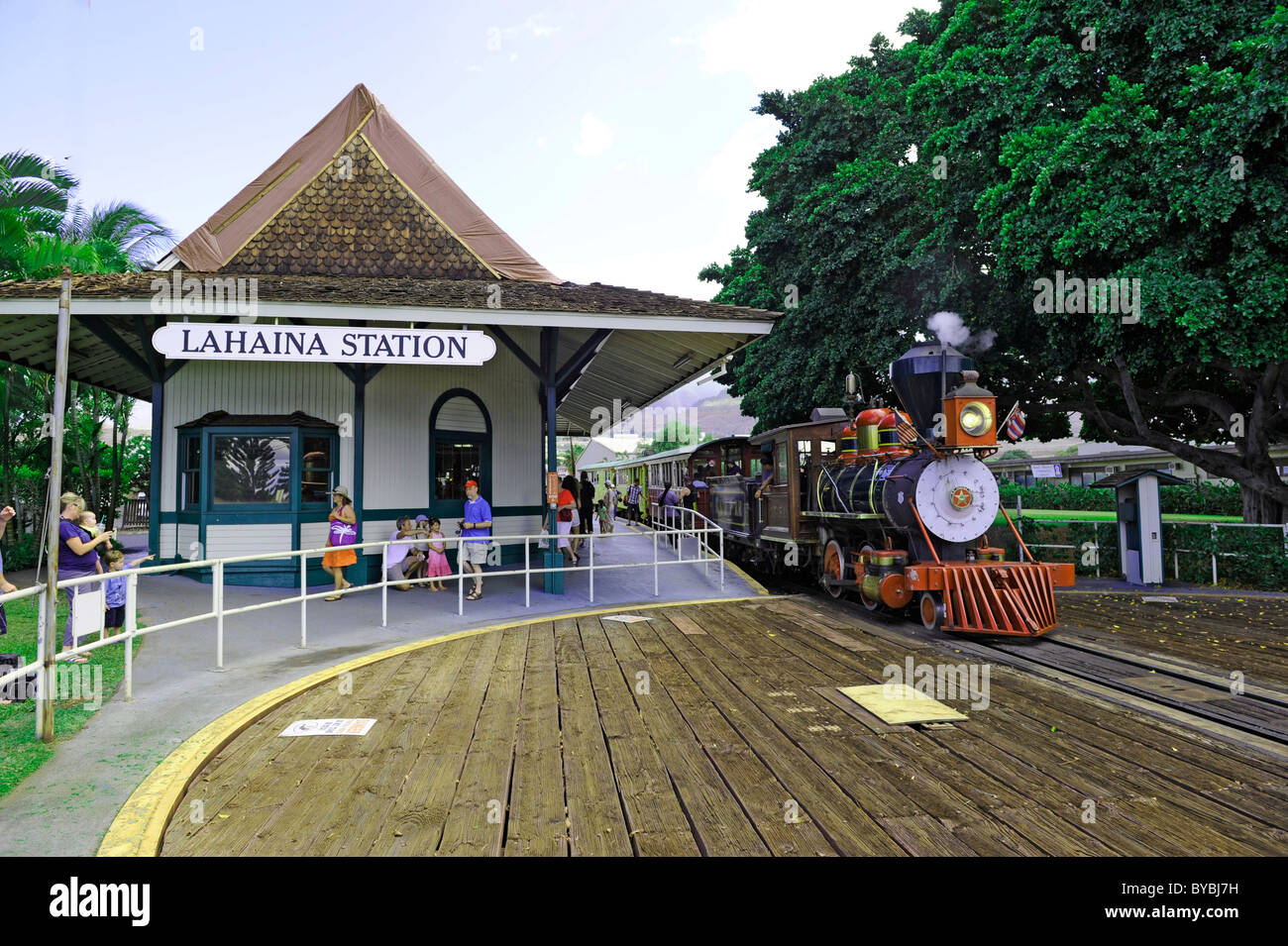 Lahaina sugar cane train maui hi-res stock photography and images - Alamy