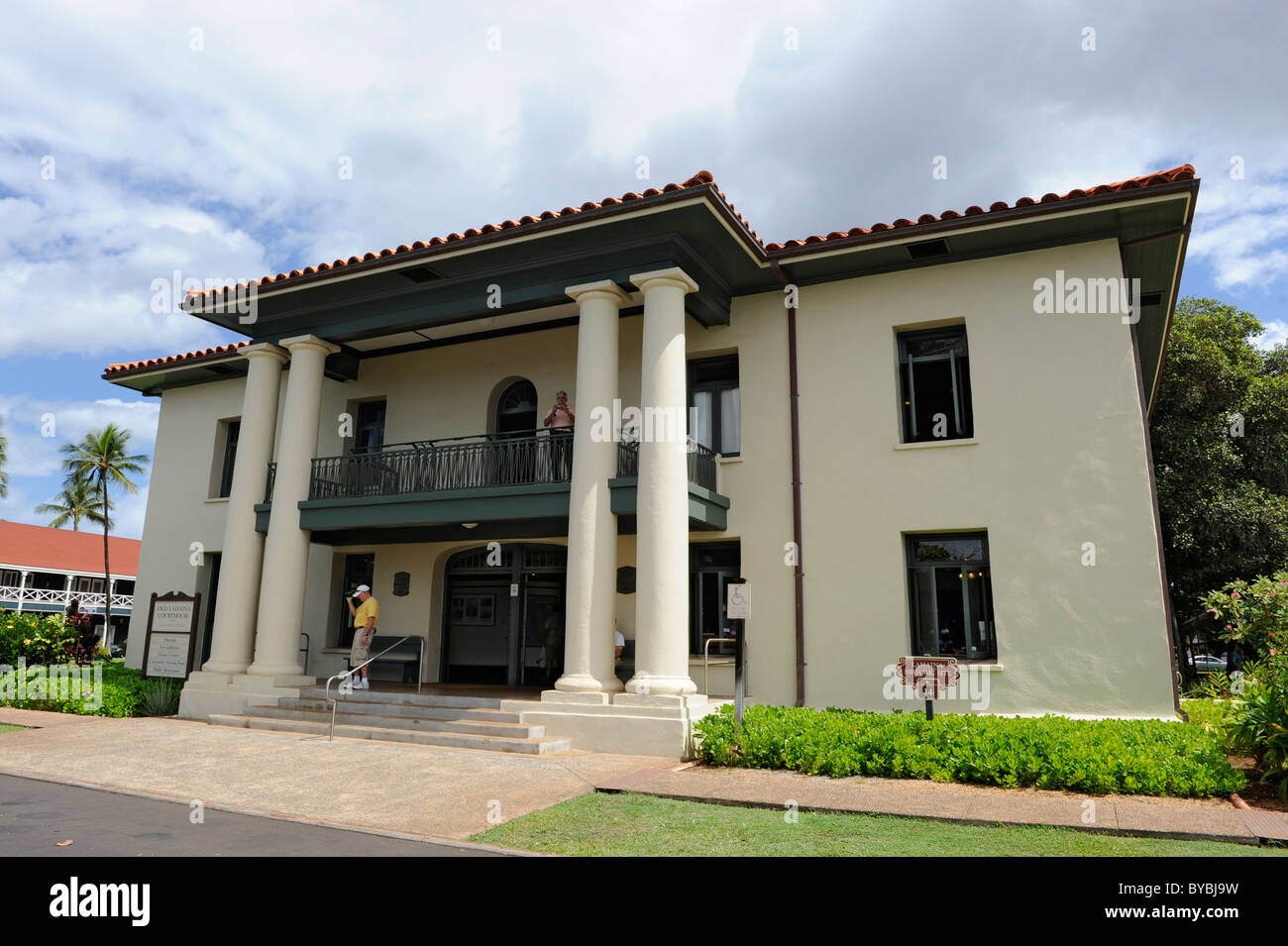 Old Lahaina Courthouse Museum Maui Hawaii Pacific Ocean Stock Photo - Alamy