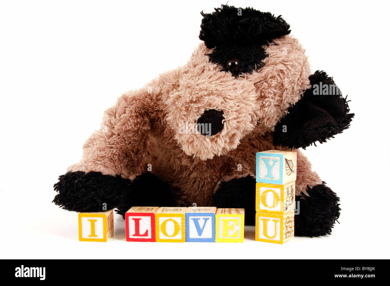 I Love You Stuffed Dog