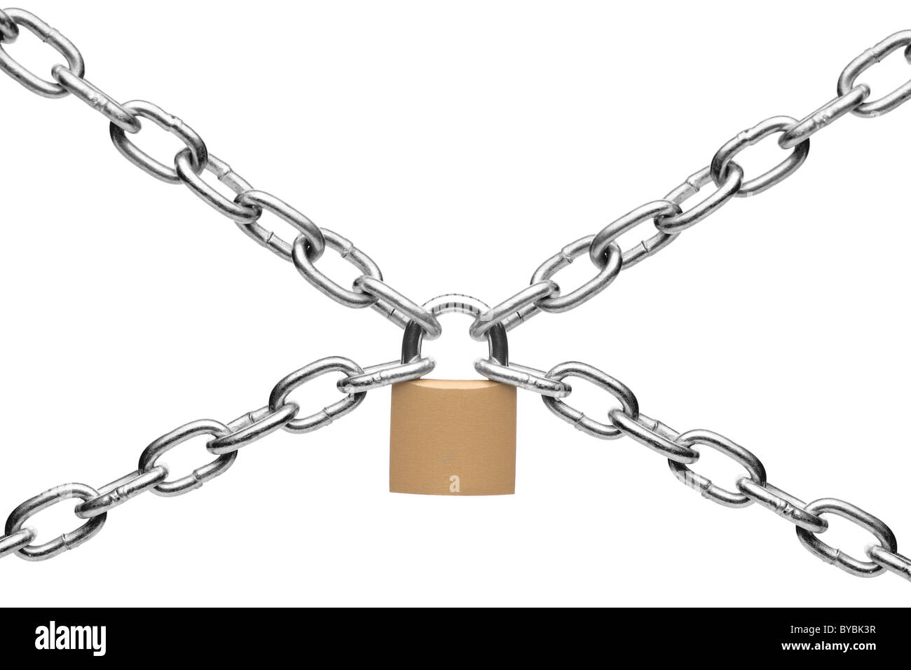 Padlock and chain Stock Photo - Alamy