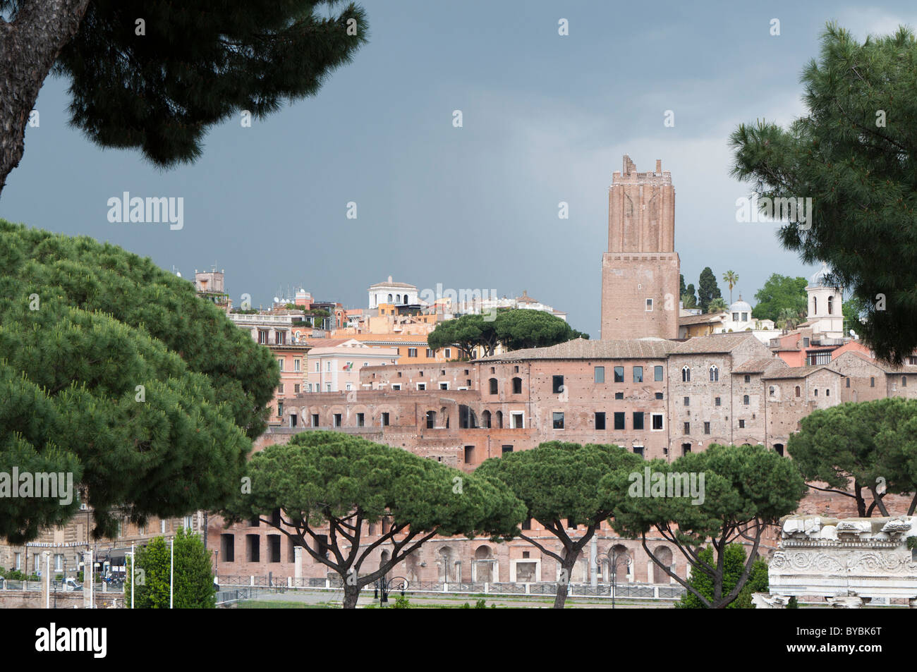 Rome (Old town - Torre delle Milizie Stock Photo - Alamy