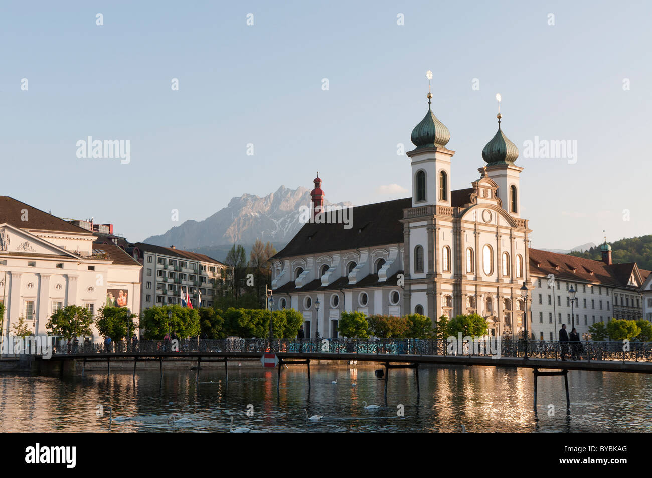 Jesuit church, Lucerne, Swiss Stock Photo - Alamy